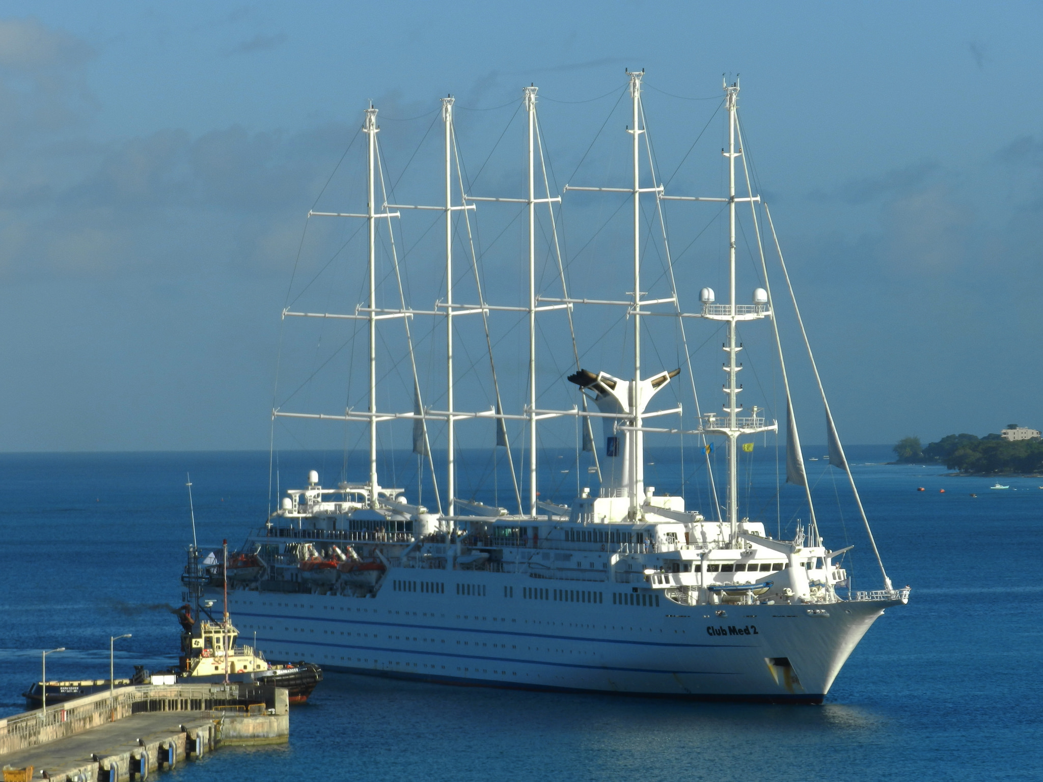 No.1285 Club Med 2 launched in 1991 | The World's Passenger Ships