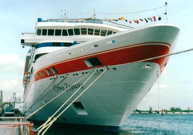 No.1302 Crown Dynasty launched in 1992 | The World's Passenger Ships