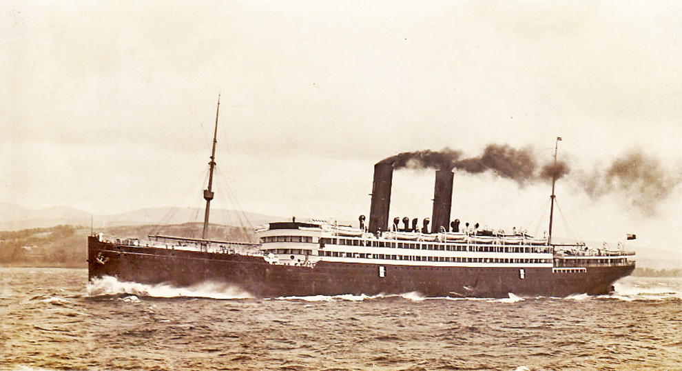 No.162 Cameronia launched in 1911 | The World's Passenger Ships