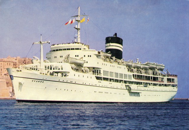 No.838 Uganda launched in 1952 | The World's Passenger Ships