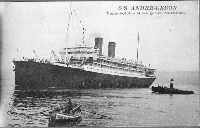 No.224 André Lebon launched in 1913 | The World's Passenger Ships