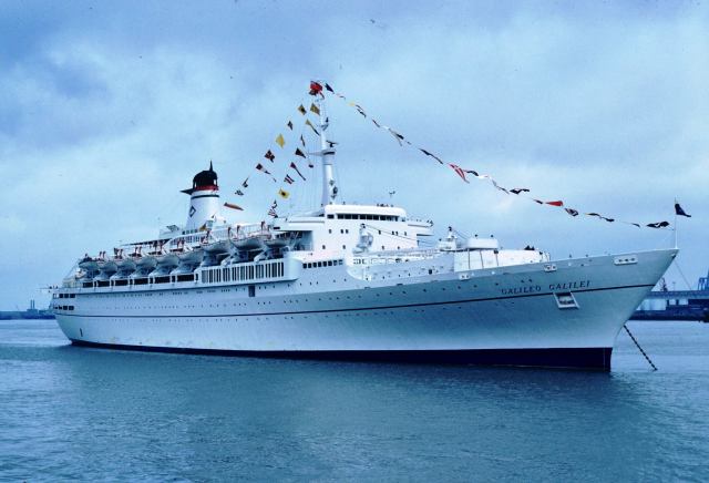 No.917 Galileo Galilei launched 2 Jul 1961 | The World's Passenger Ships
