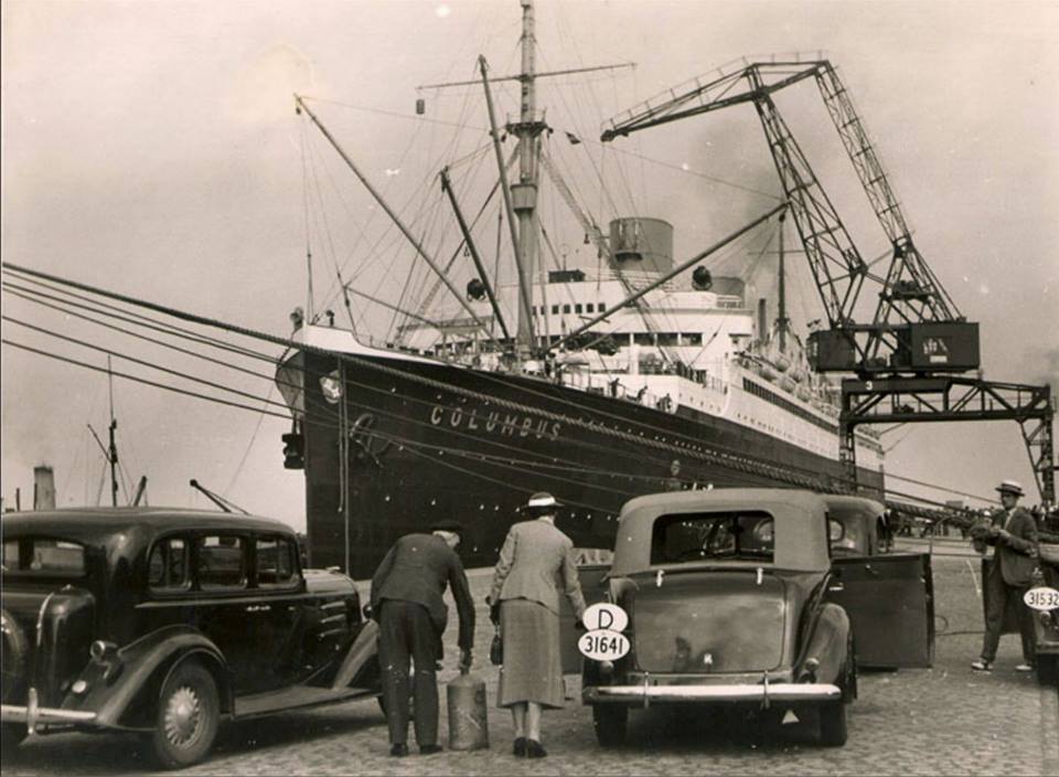 No.346 Columbus launched in 1922 | The World's Passenger Ships