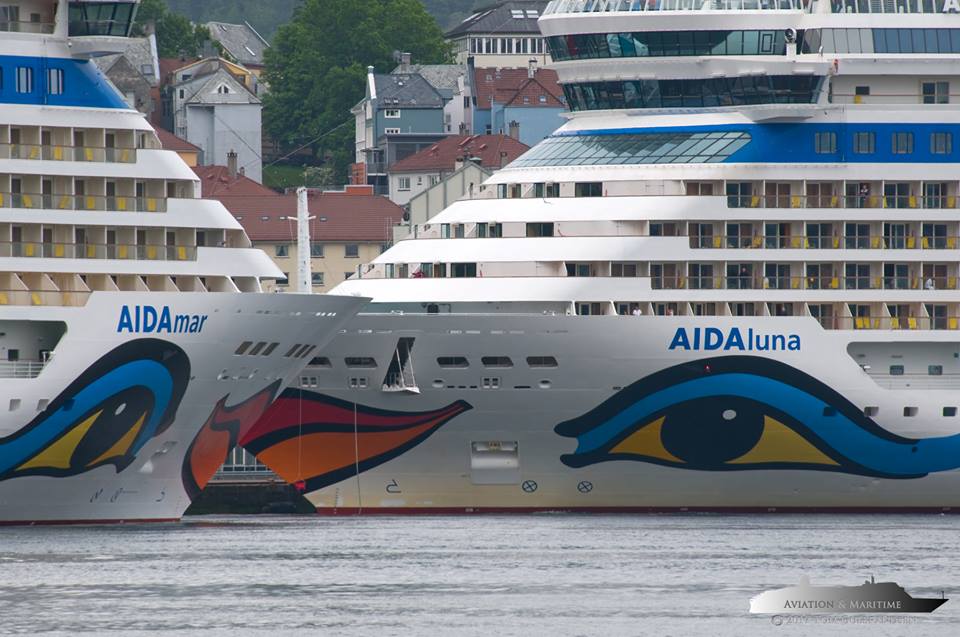 No.1743 AIDAluna floated out 2008 | The World's Passenger Ships