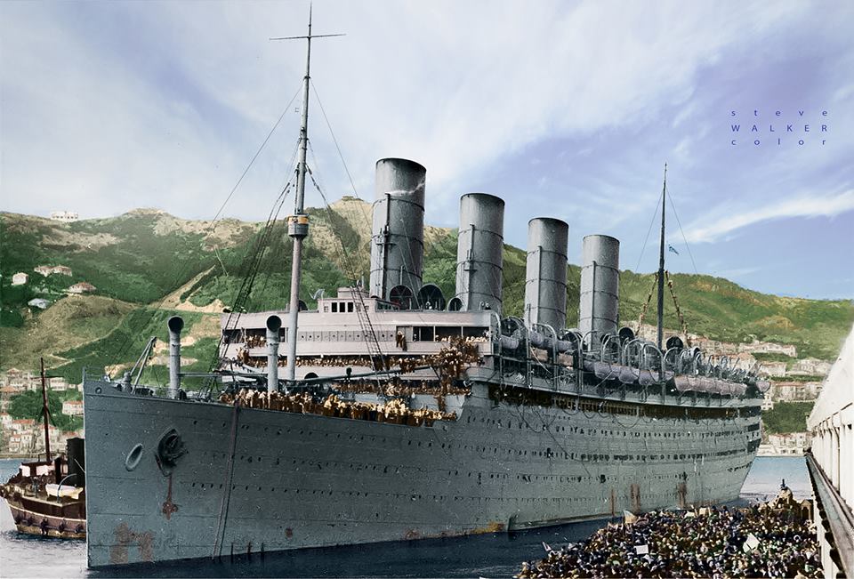 No.212 Aquitania launched in 1913 | The World's Passenger Ships