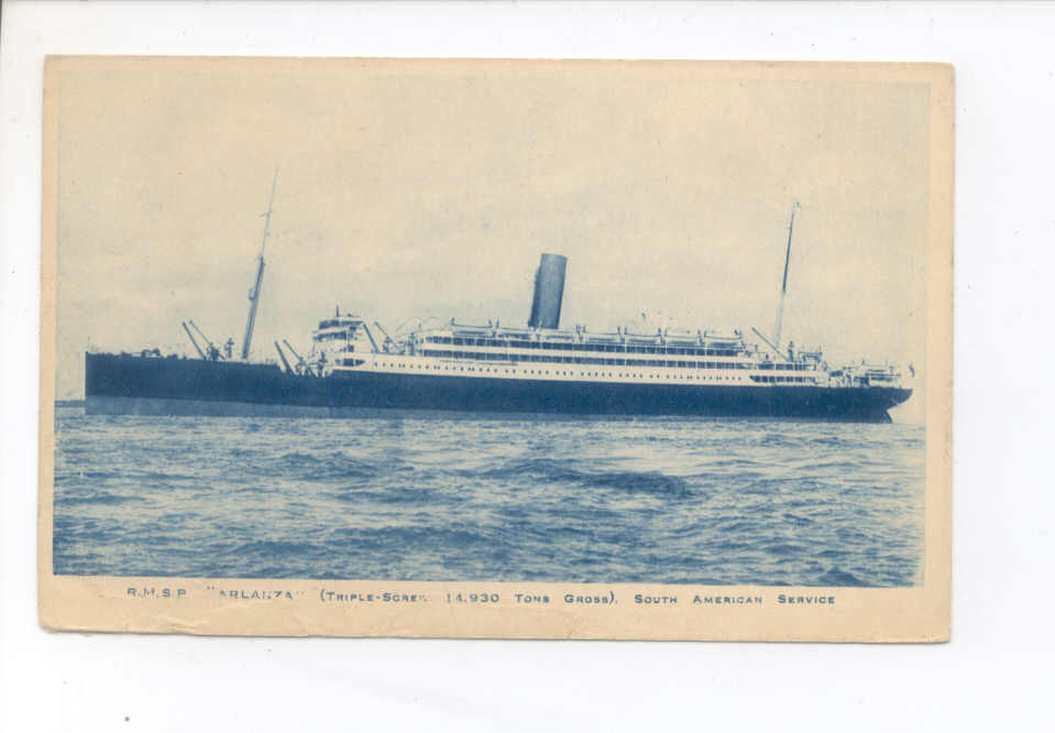 No.179 Arlanza launched in 1911 | The World's Passenger Ships