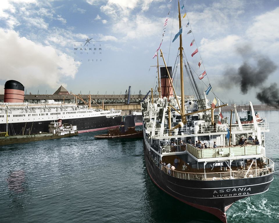 No.390 Ascania launched in 1923 | The World's Passenger Ships