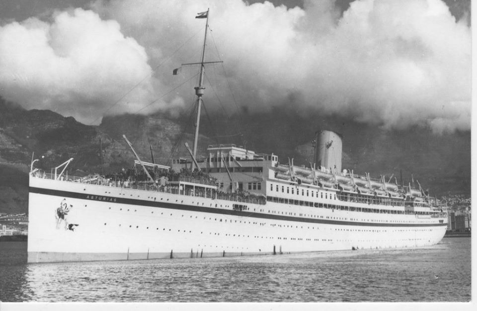 No.428 Asturias launched in 1925 | The World's Passenger Ships