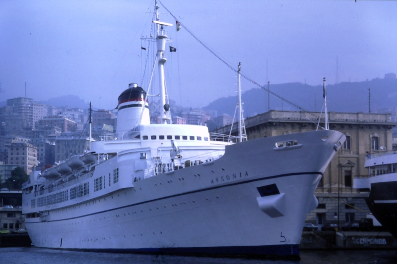 No.888 Ausonia launched in 1956 | The World's Passenger Ships
