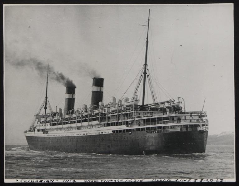 No.213 Calgarian launched in 1913 | The World's Passenger Ships