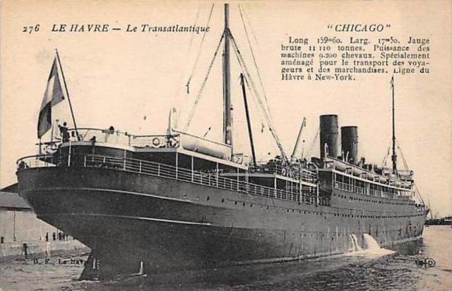 No.122 Chicago launched in 1907 | The World's Passenger Ships