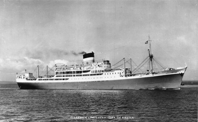 No.846 City of Exeter launched in 1952 | The World's Passenger Ships