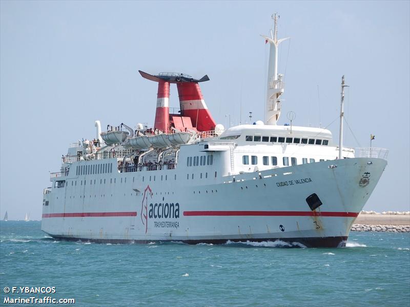 No.1146 Ciudad de Valencia launched in 1982 | The World's Passenger Ships