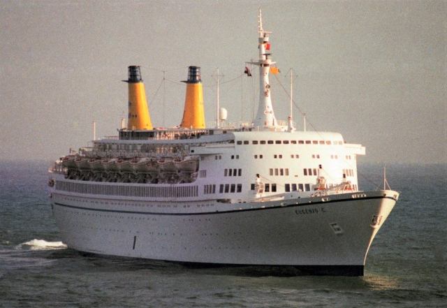 No.937 Eugenio C launched 21 Nov 1964 | The World's Passenger Ships