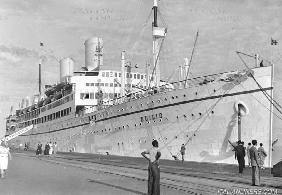 No.262 Duilio launched in 1916 | The World's Passenger Ships