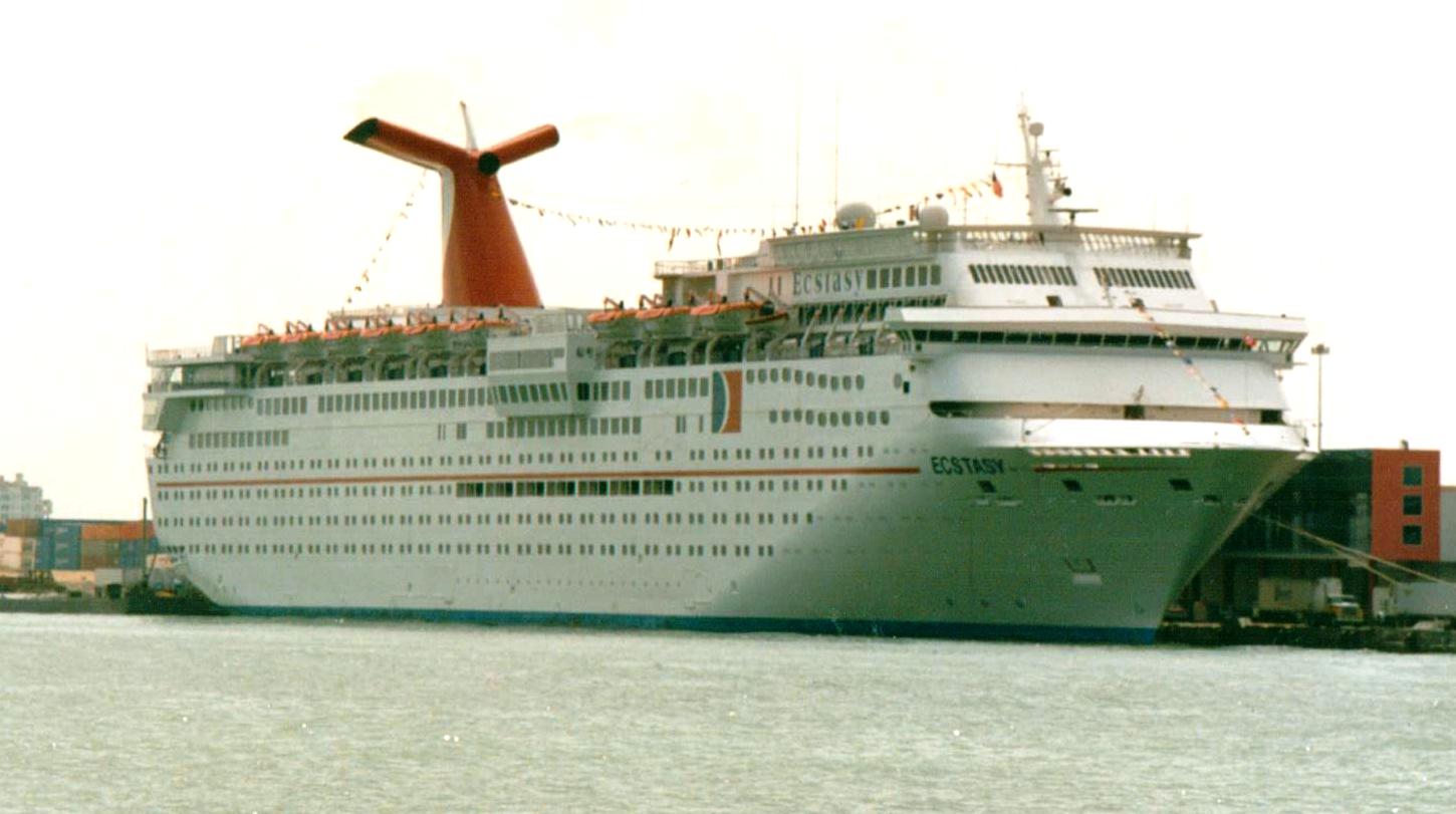 No.1250 Ecstasy launched in 1989 | The World's Passenger Ships