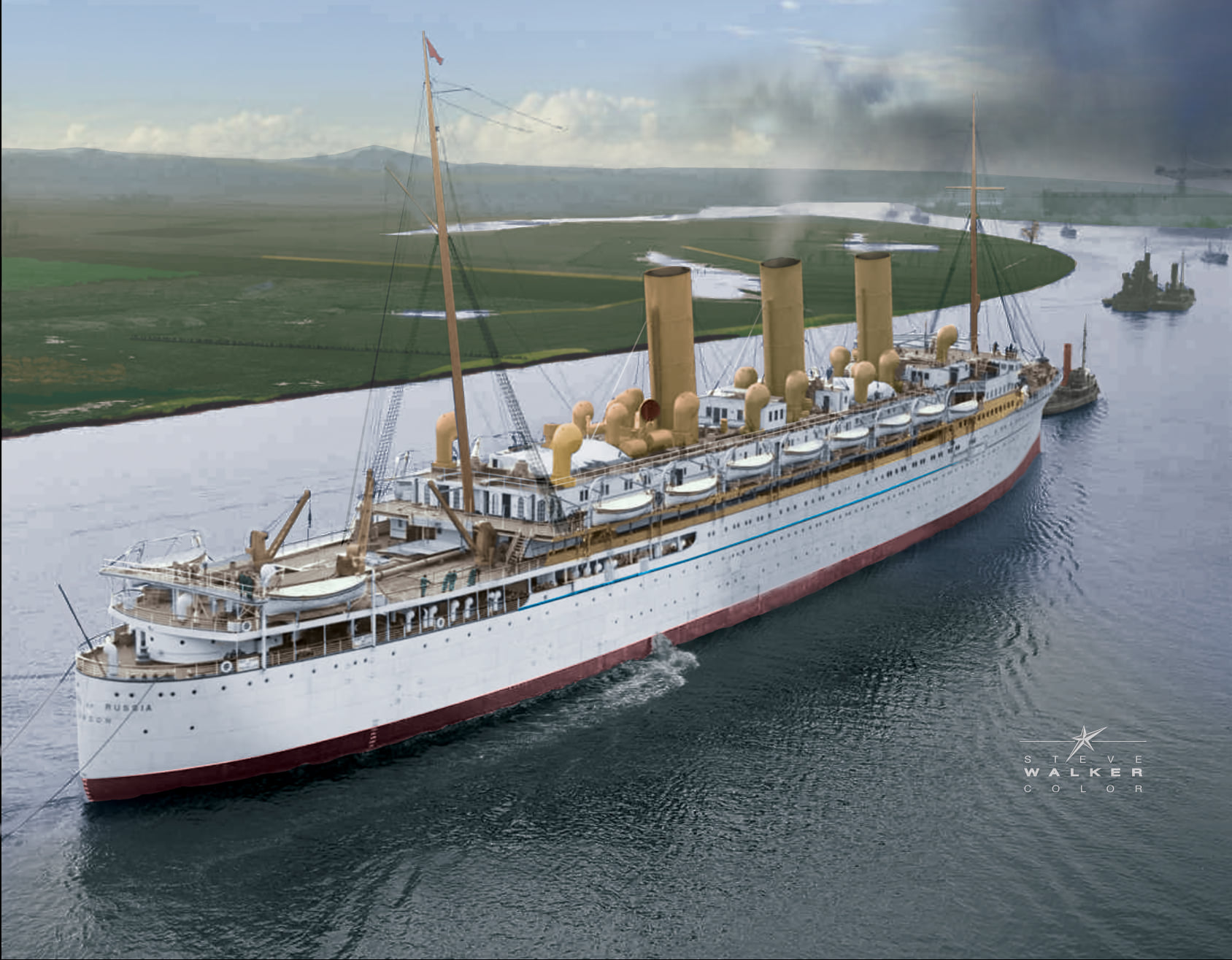 No.191 Empress of Russia launched 1912 | The World's Passenger Ships