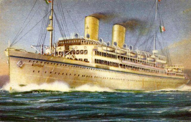 No.260 Esperia launched in 1915 | The World's Passenger Ships