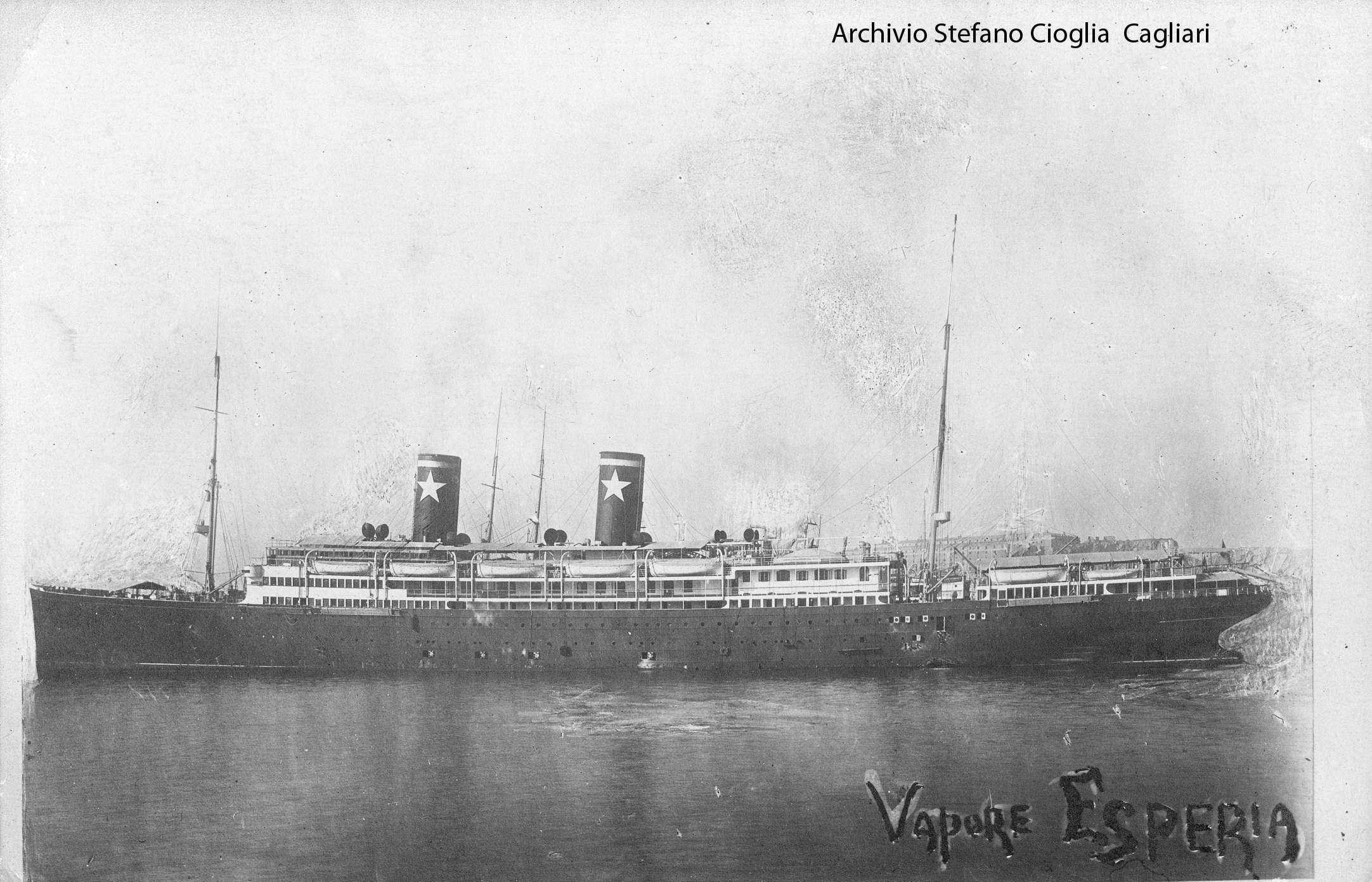 No.260 Esperia launched in 1915 | The World's Passenger Ships