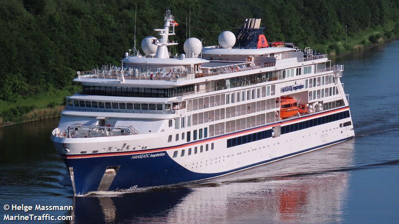 No.1938 Hanseatic Inspiration floated out 9 Feb 2019 | The World's ...