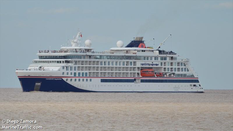 No.1938 Hanseatic Inspiration floated out 9 Feb 2019 | The World's ...