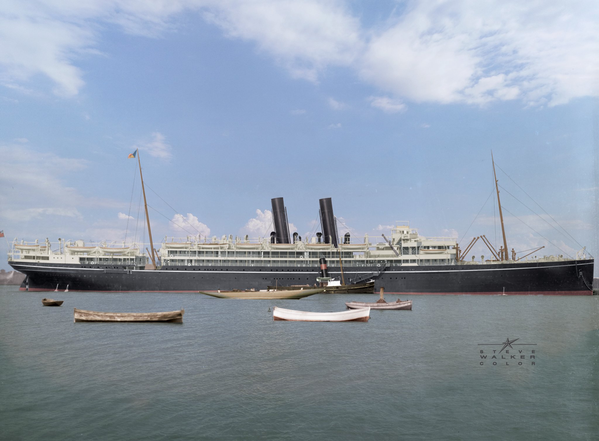 No.149 Maloja launched in 1910 | The World's Passenger Ships
