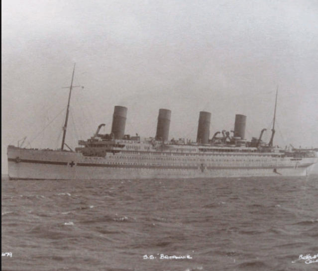 No.233 Britannic launched in 1914 | The World's Passenger Ships