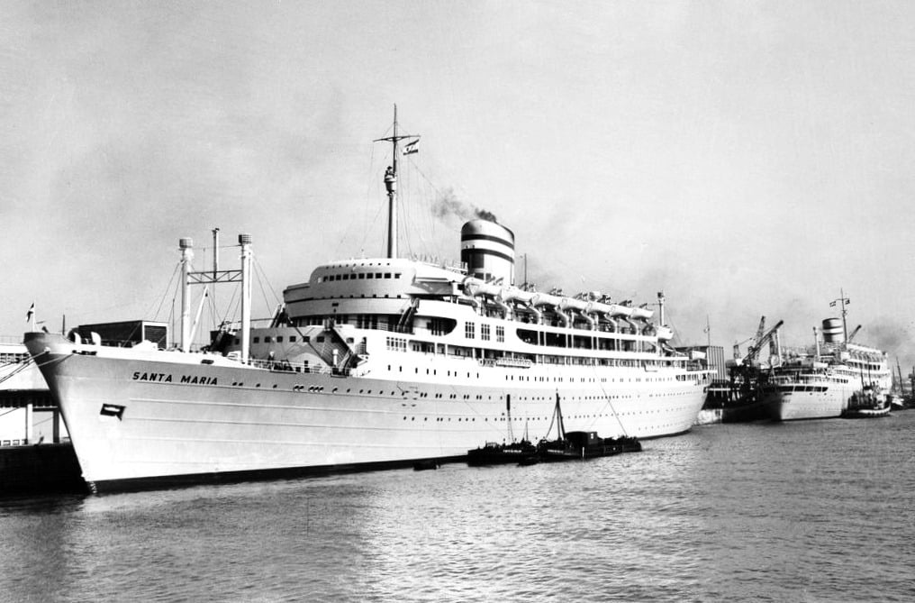 No.850 Santa Maria launched in 1952 | The World's Passenger Ships
