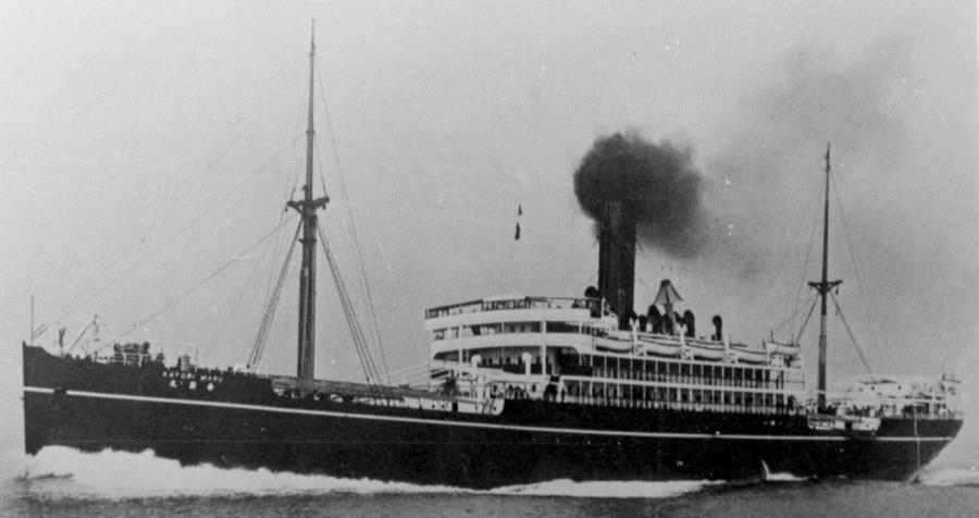 No.210 Katori Maru launched in 1913 | The World's Passenger Ships