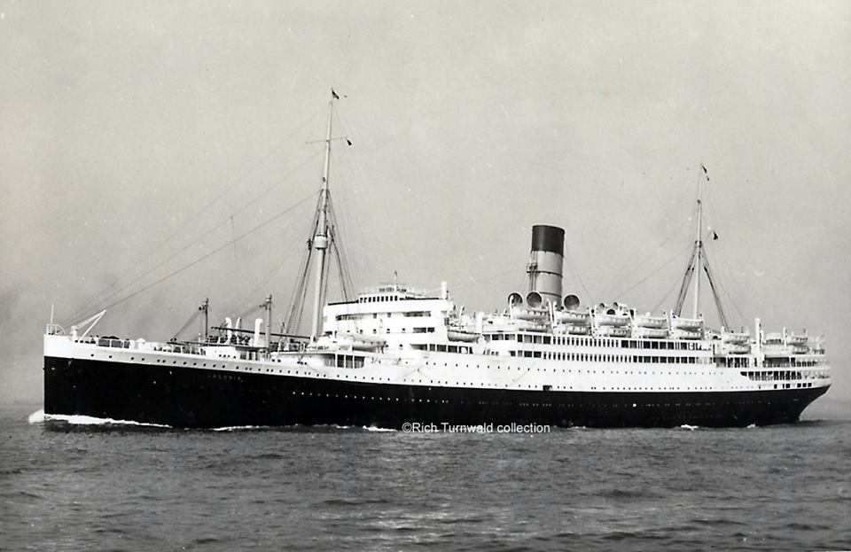 No.327 Laconia launched in 1921 | The World's Passenger Ships