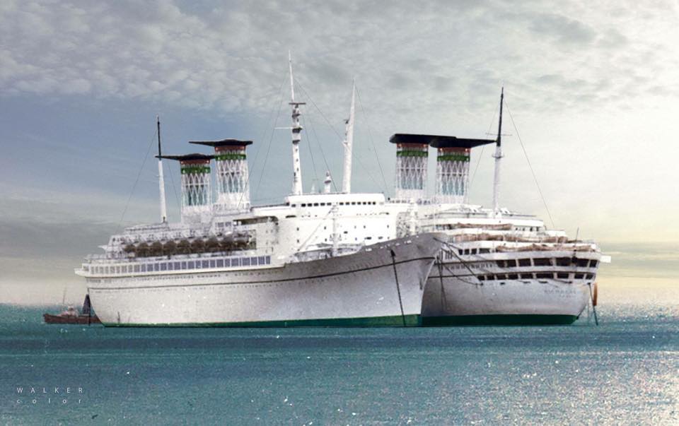 No.927 Michelangelo launched 16 Sep 1962 | The World's Passenger Ships