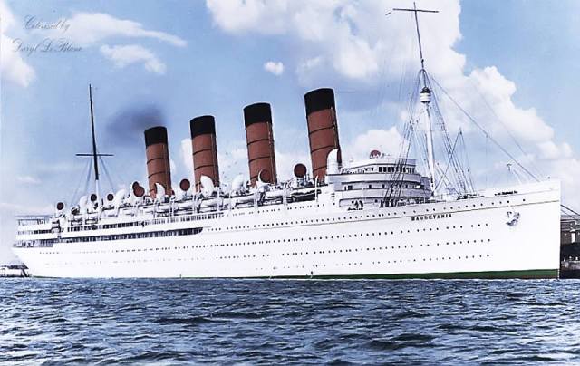 No.111 Mauretania launched in 1906 | The World's Passenger Ships