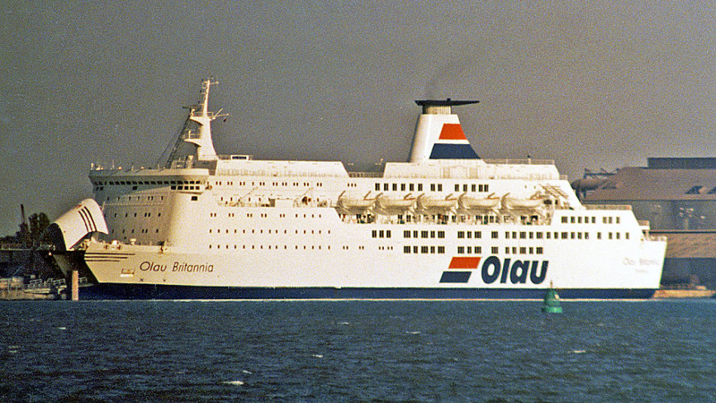 No.1142 Olau Britannia launched in 1981 | The World's Passenger Ships