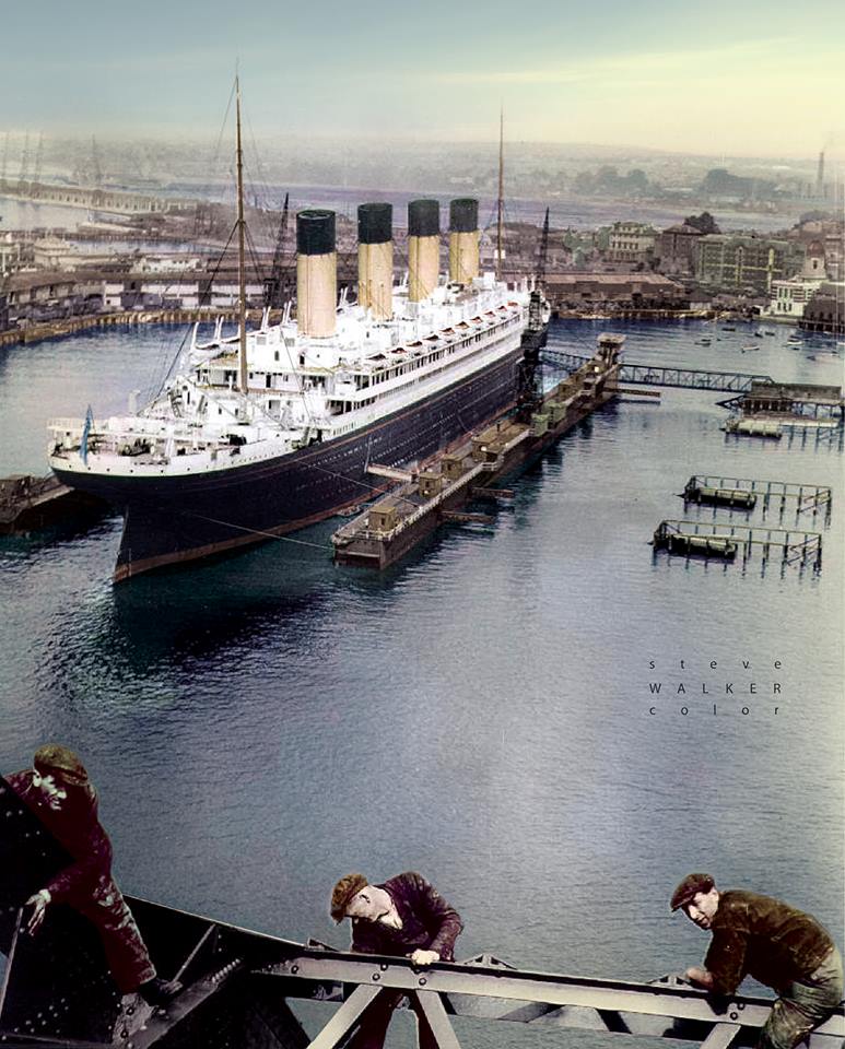 No.155 Olympic launched in 1910 | The World's Passenger Ships