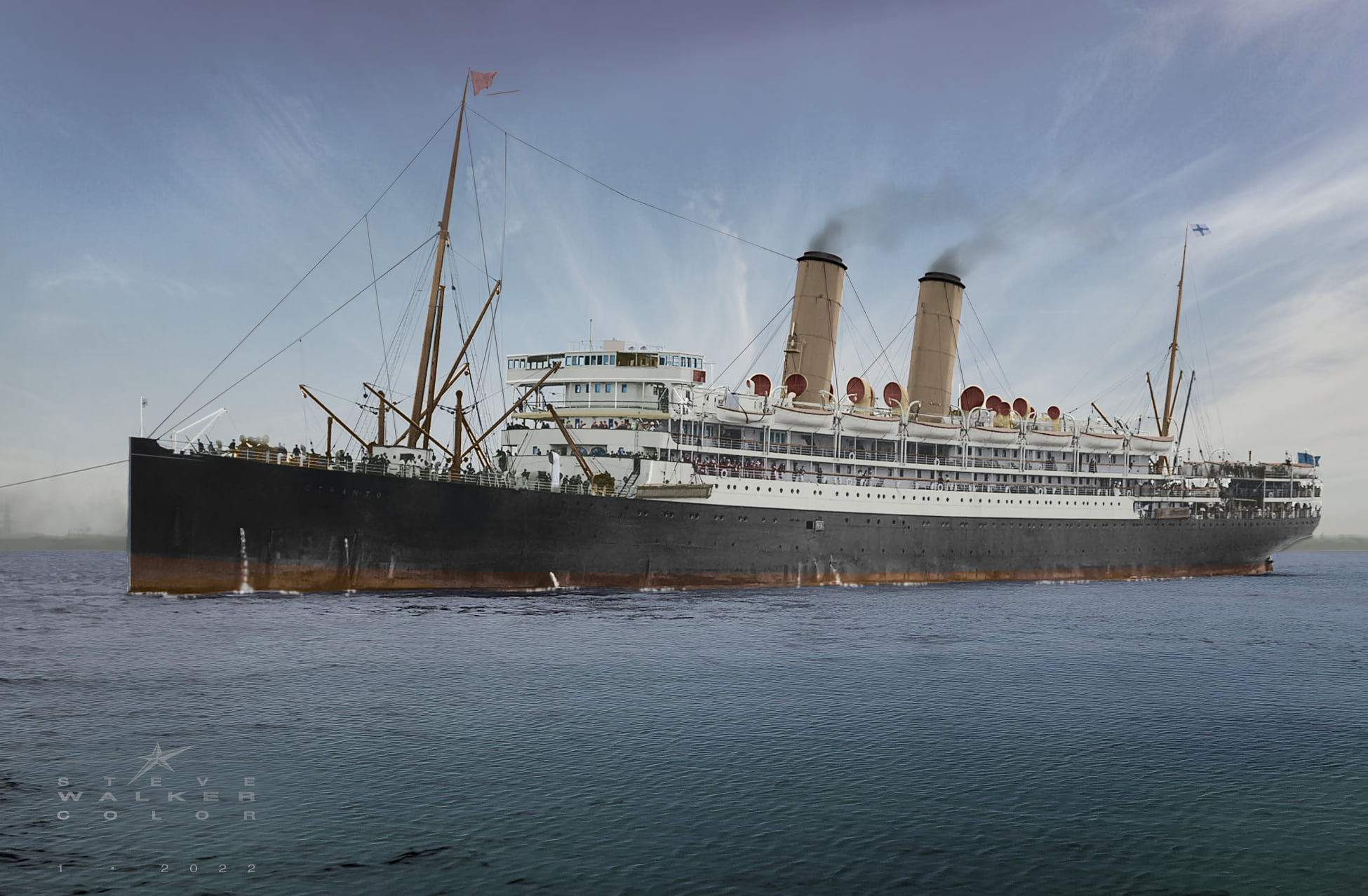 No.141 Otranto launched in 1909 | The World's Passenger Ships