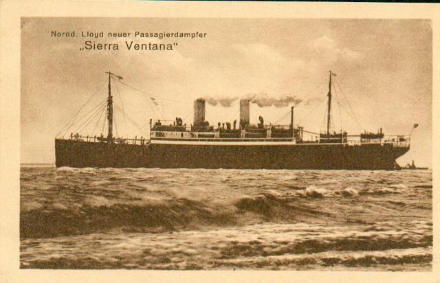 No.381 Sierra Ventana launched in 1923 | The World's Passenger Ships