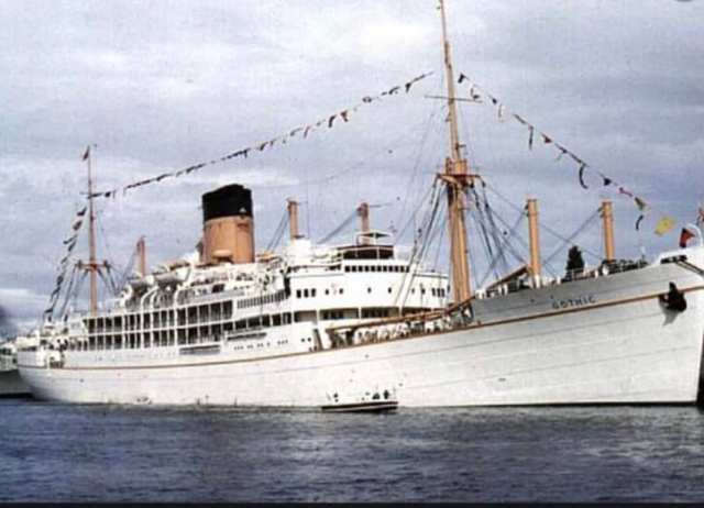 No.762 Gothic launched in 1947 | The World's Passenger Ships
