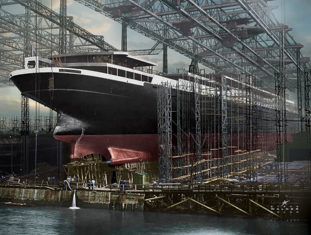 No.211 Vaterland launched in 1913 | The World's Passenger Ships
