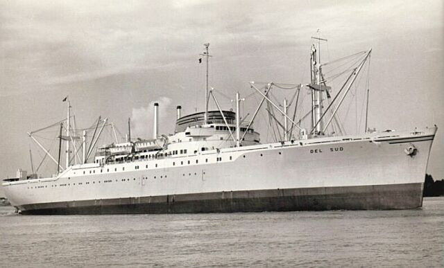 No.733 Del Sud launched in 1946 | The World's Passenger Ships