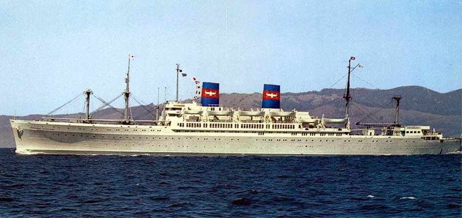 No.739 President Cleveland launched in 1946 | The World's Passenger Ships