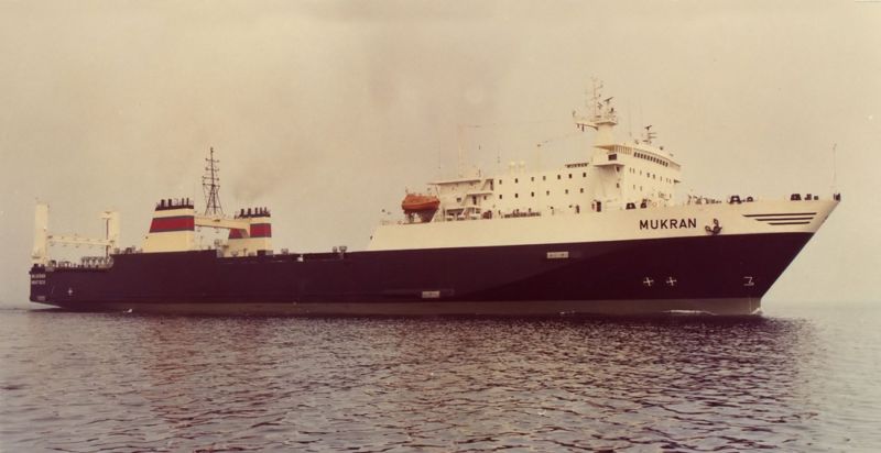 No.1174 Mukran launched in 1985 | The World's Passenger Ships