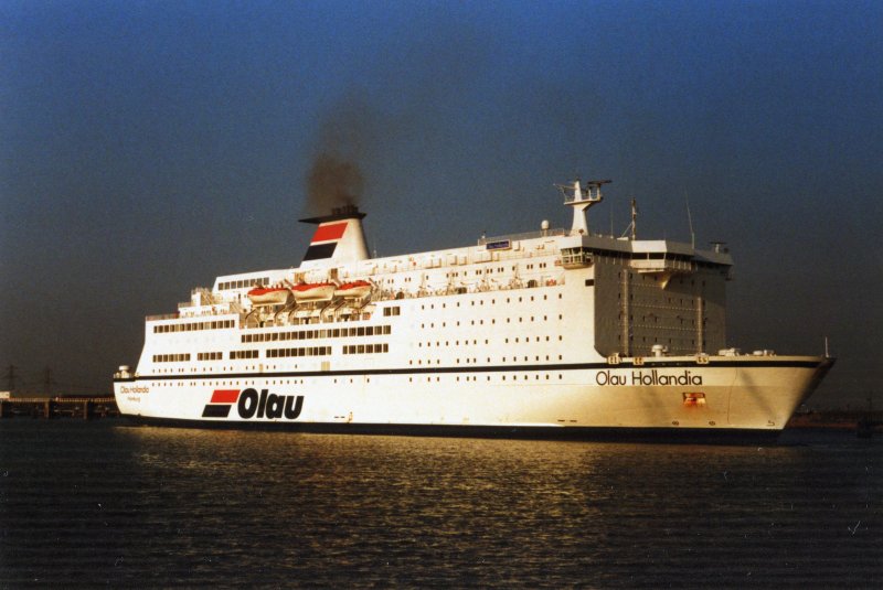No.1238 Olau Hollandia launched in 1989 | The World's Passenger Ships