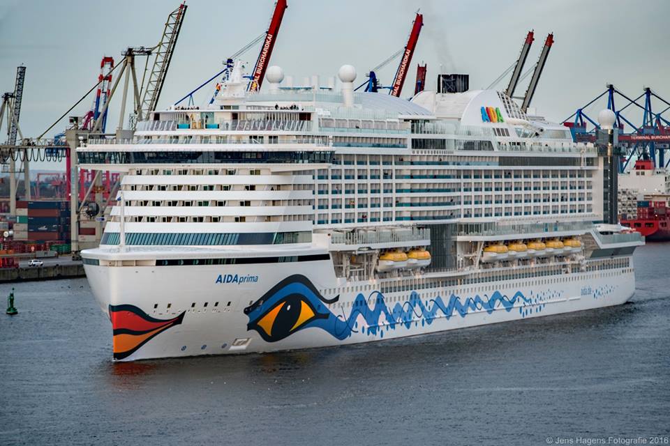 No.1843 AIDAprima launched in 2014 | The World's Passenger Ships