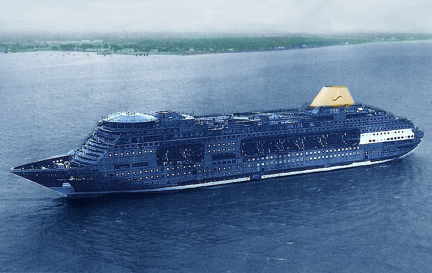 No.1215 Sitmar Fairmajesty launched in 1988 | The World's Passenger Ships