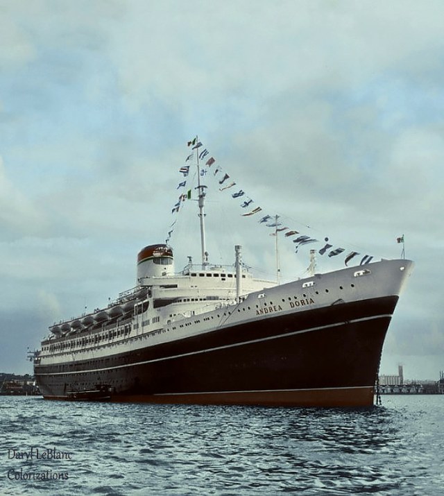 No.822 Andrea Doria launched 1951 | The World's Passenger Ships