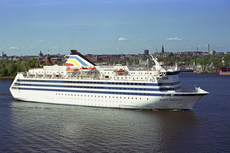No.1178 Birka Princess launched in 1985 | The World's Passenger Ships