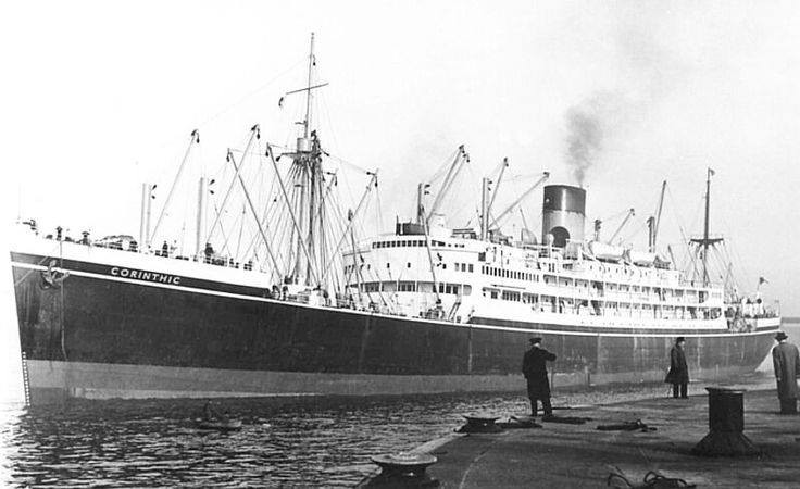 No.738 Corinthic launched in 1946 | The World's Passenger Ships