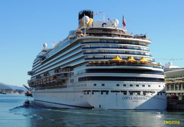 No.1837 Costa Diadema launched in 2013 | The World's Passenger Ships