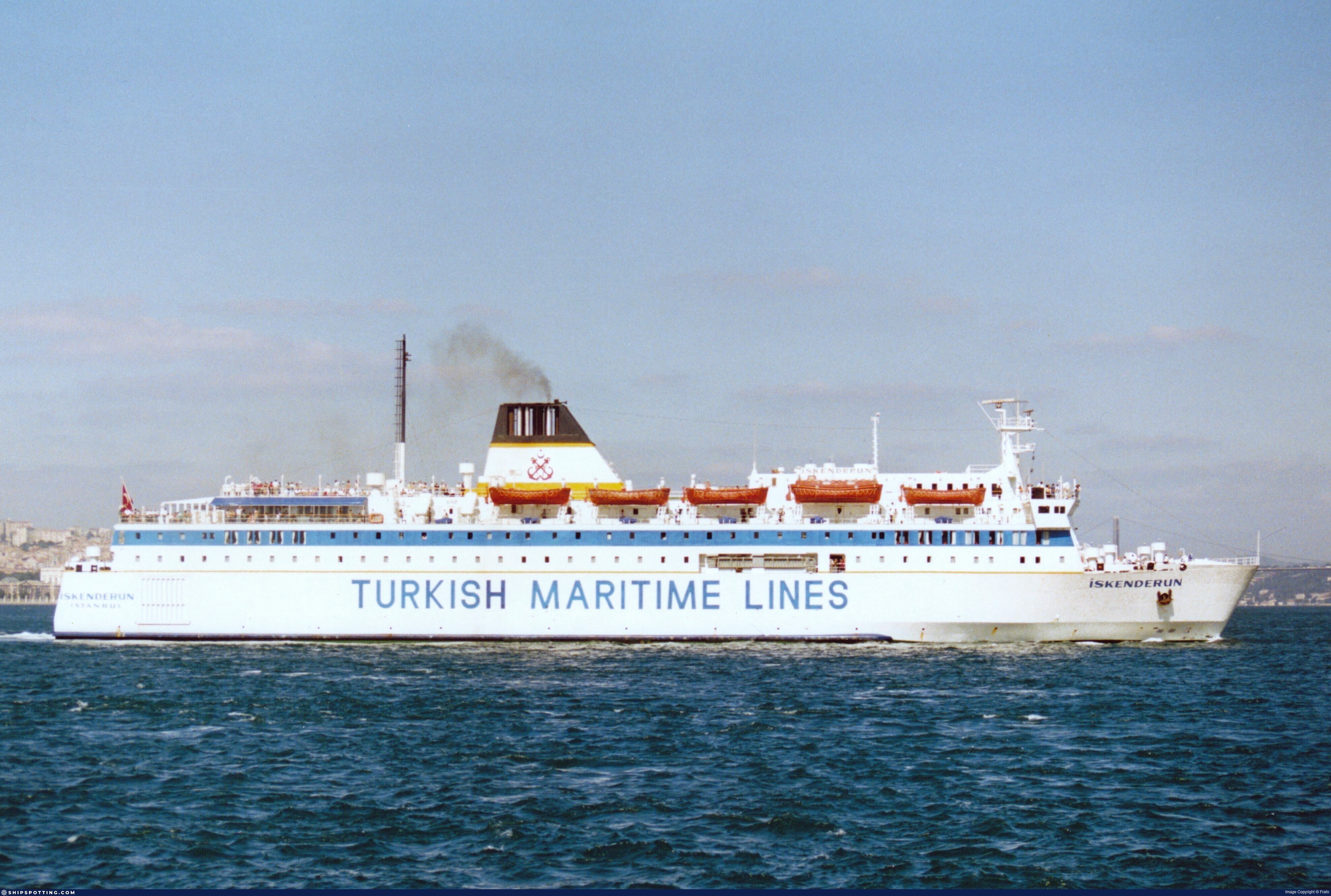 No.1206 Iskenderun launched in 1987 | The World's Passenger Ships