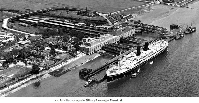 No.375 Mooltan launched in 1923 | The World's Passenger Ships